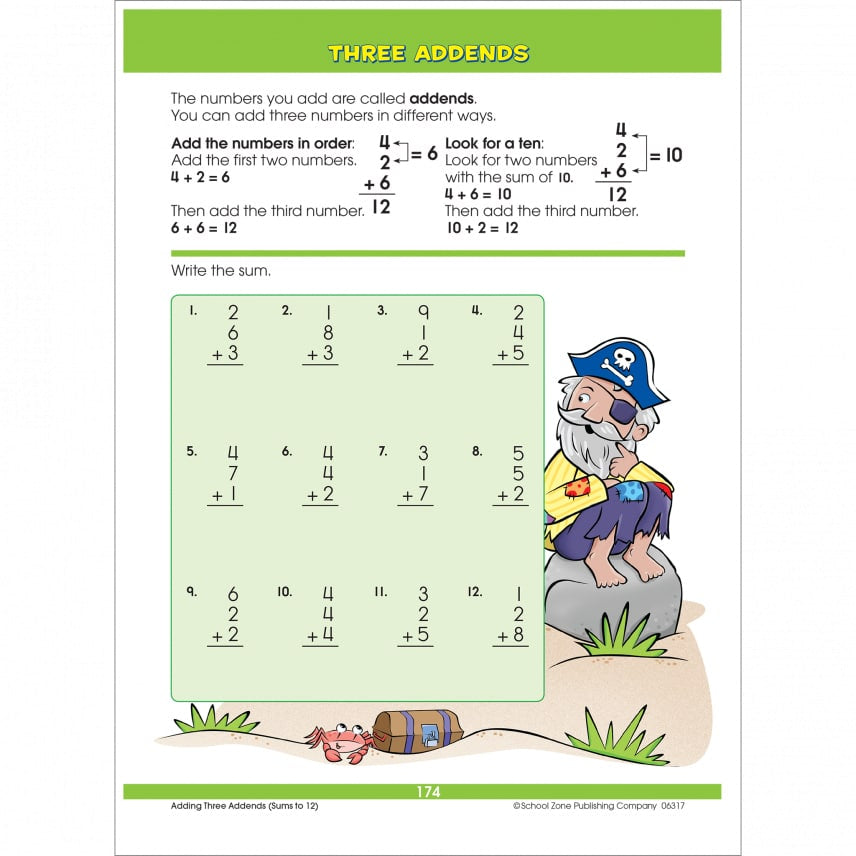 School Zone Big First Grade Workbook – EZ Pop Store